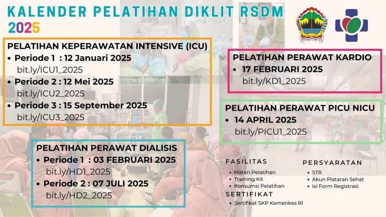 KALENDER PELATIHAN DIKLIT RSUD Dr. Moewardi Tahun 2025 – Official Web RSUD Dr. Moewardi